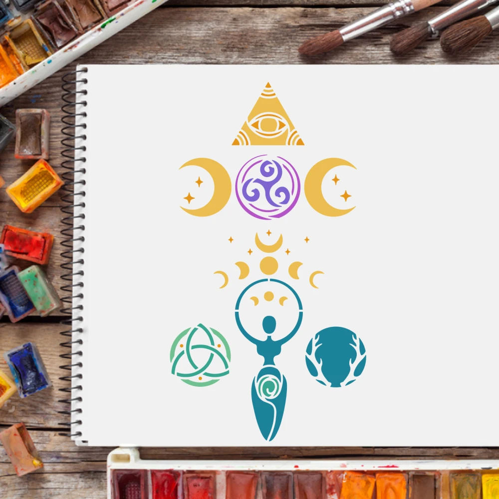 Wiccan Goddess And God Symbol