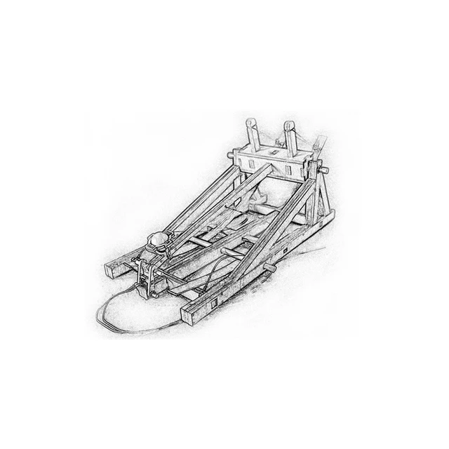 Medieval Catapult Drawing