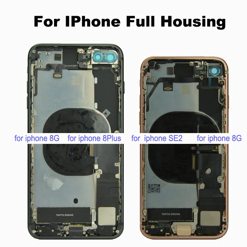 Full-Housing-For-Iphone-8P-8G-Plus-SE2-New-Back-Middle-Frame-Chassis ...