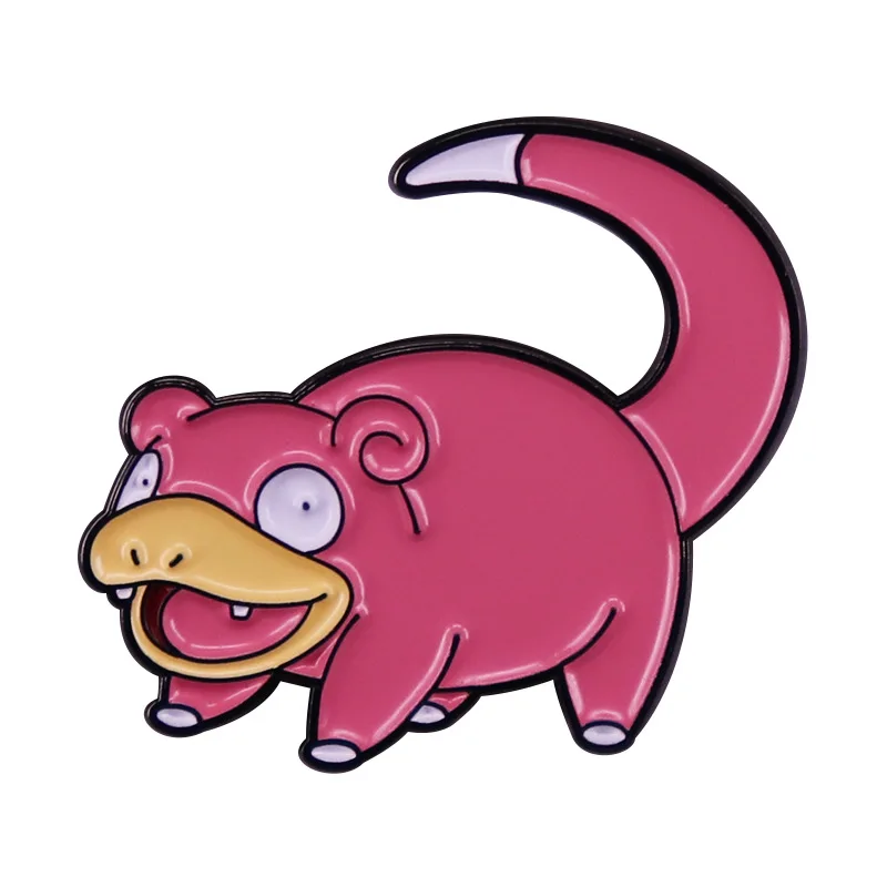 Cartoon Pokemon Slowpoke Kawaii Enamel Pin - KawaiiMerch.com
