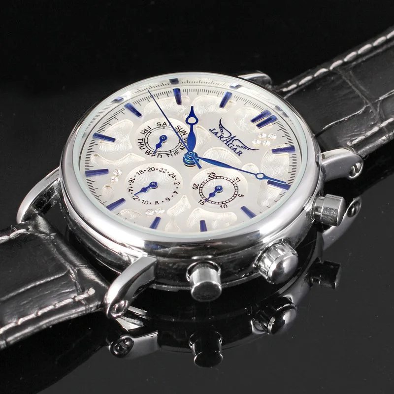 JARAGAR 348 Automatic Mechanical Watch Men Fashion Elegant Genuine ...