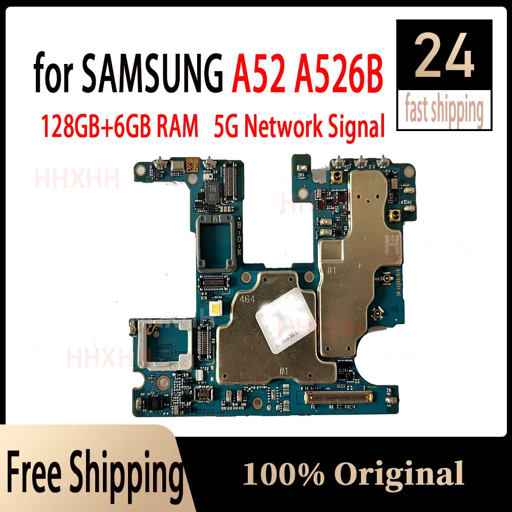 6gb + 128 5g Para Samsung Galaxy A52 A526b Placa-mãe De Trabalho ...
