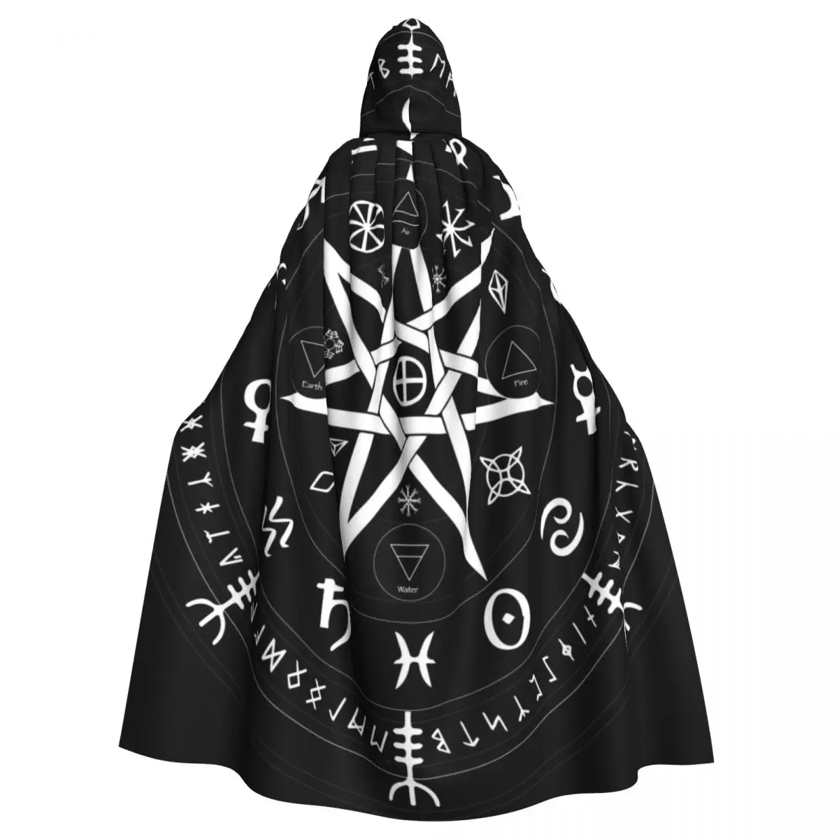 Hooded-Cloak-Unisex-Cloak-with-Hood-Wicca-Zodiac-Cloak-Vampire-Witch ...