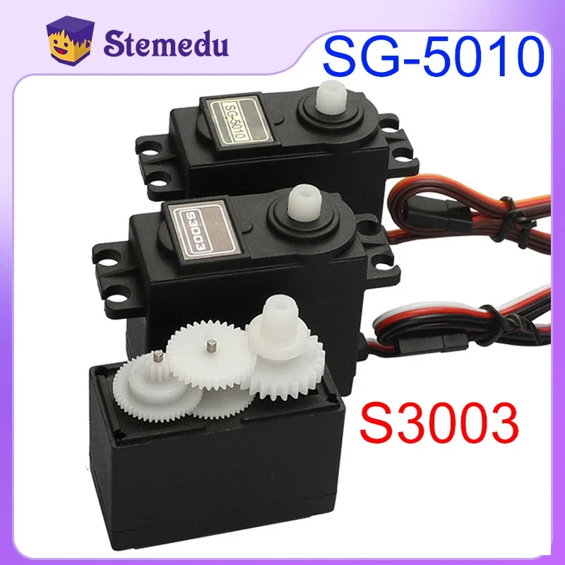 3KG 6KG S3003 Servo Motor Standard 180/270/360 Angle SG5010 For Arduino ...
