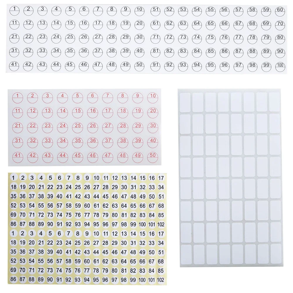 2-5PCS-1-50-100-Blank-Number-Label-Stickers-Diamond-Painting-Marker ...