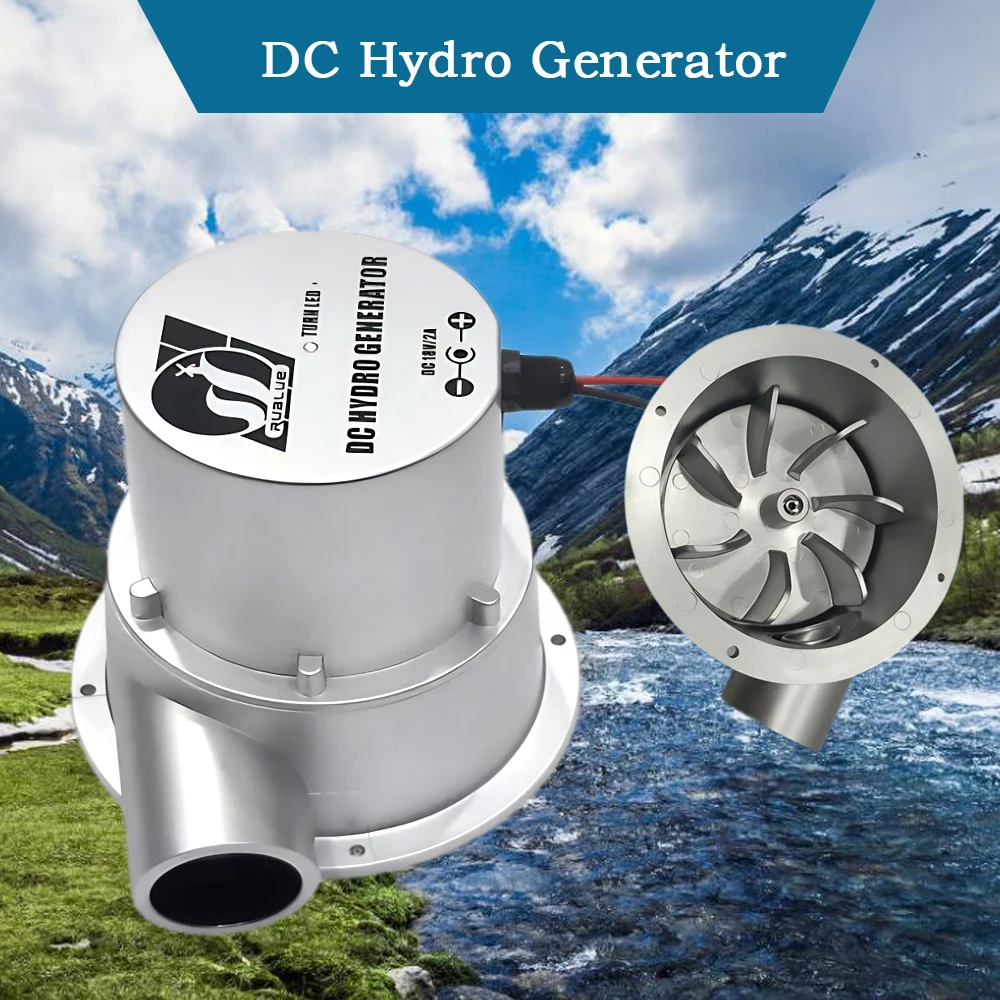 Hydraulic-Generator-500W-1000W-18V-Water-Turbine-Outdoor-Household ...