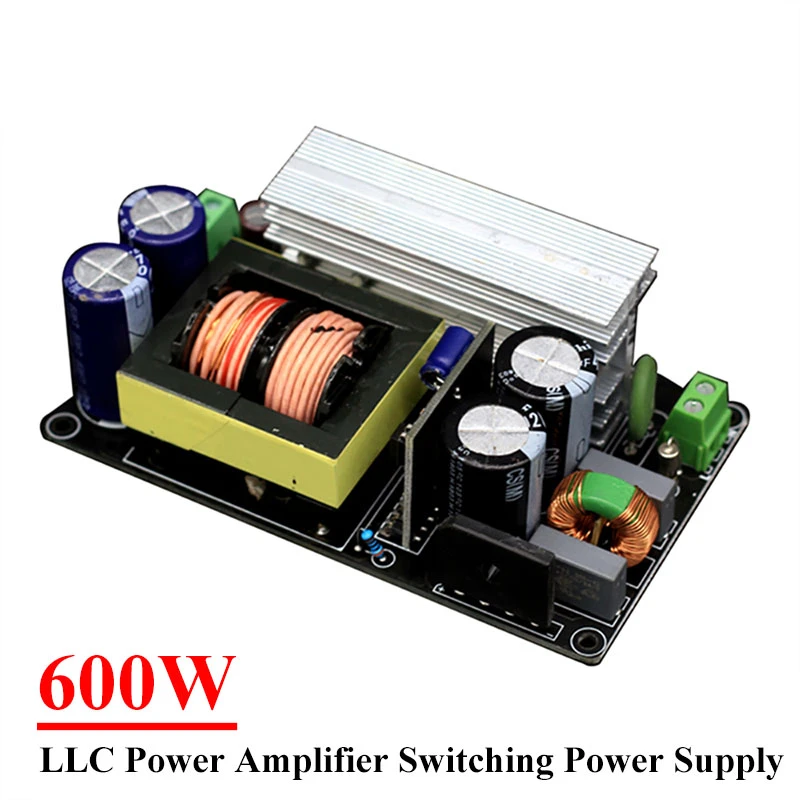 600w LLC Power Amplifier Switching Power Supply Board Single Double Output positivo e negativo ...