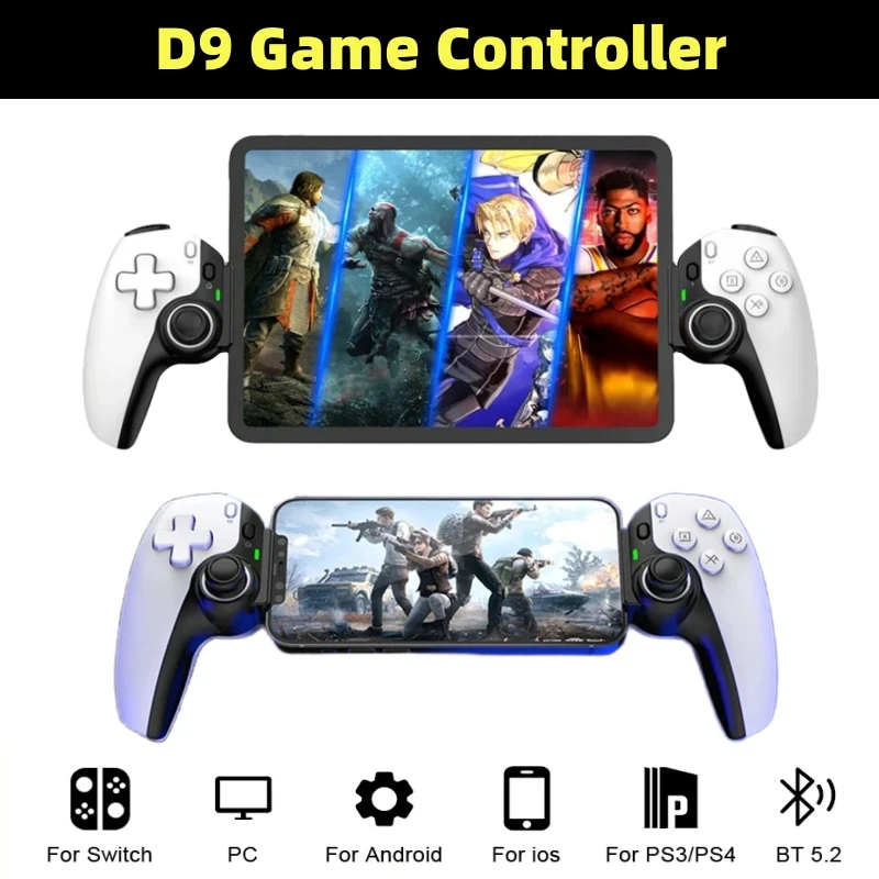 Hot-Sale-BSP-D9-Tablet-Controller-Wireless-Handle-For-Switch-Game-Bluetooth-Stretching-Joystick ...