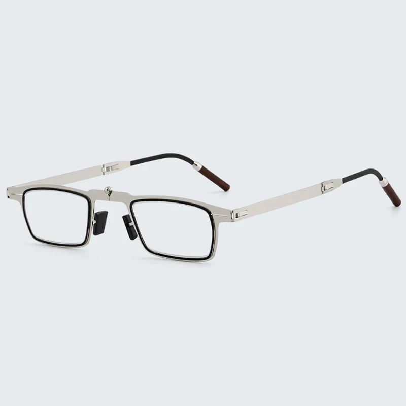 Flat-Fold Lightweight Anti-Blue Light Reading Glasses with Protective