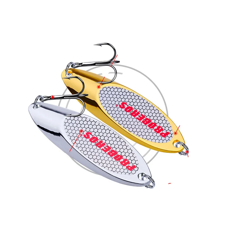 VIB-Fishing-Jig-Lures-Tackle-Hard-Bait-Silver-Gold-Trout-Bass-Saltwater ...