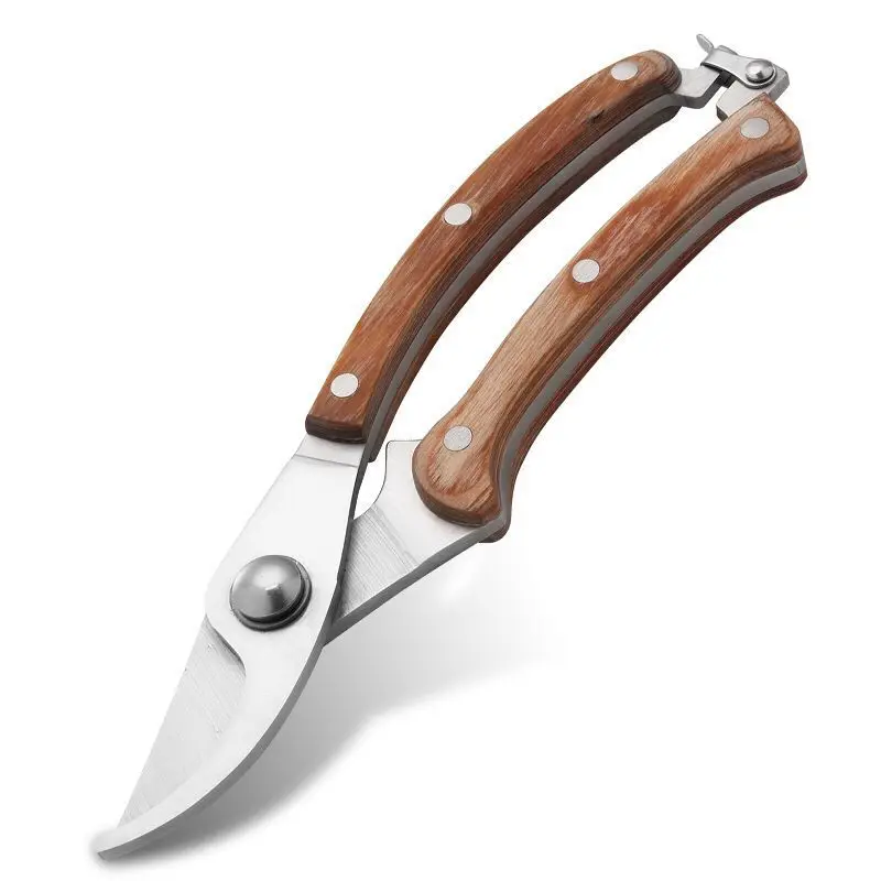Easy-to-Operate-Lightweight-Wooden-Handle-Pruning-Floral-Garden-Tree ...