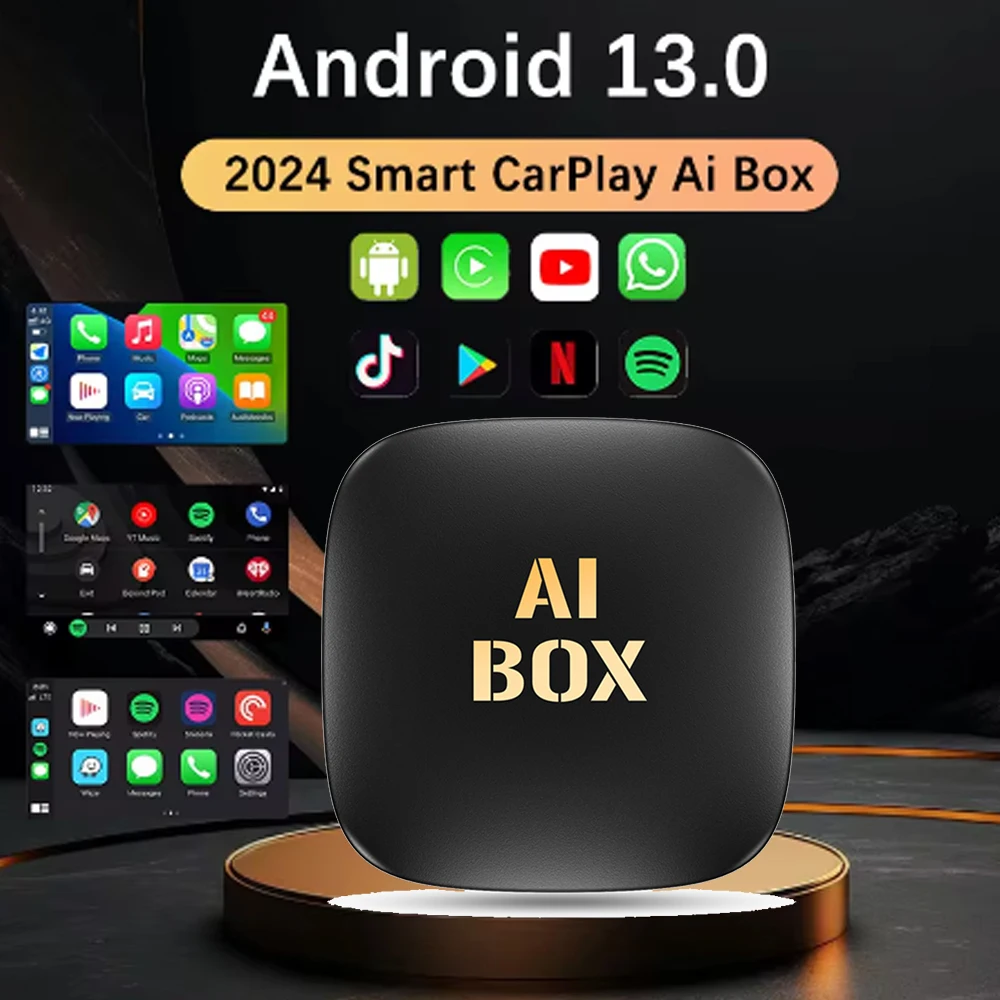 Smart-Ai-Box-Android-Wireless-CarPlay-Android-Auto-Adapter-Android-13-CarPlay-For-Netflix-For ...