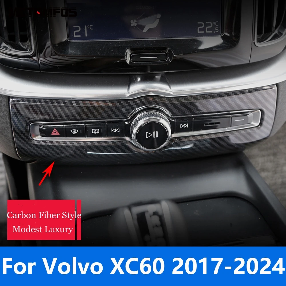 Accessories-For-Volvo-XC60-XC-60-2017-2022-2023-2024-Interior-Carbon ...