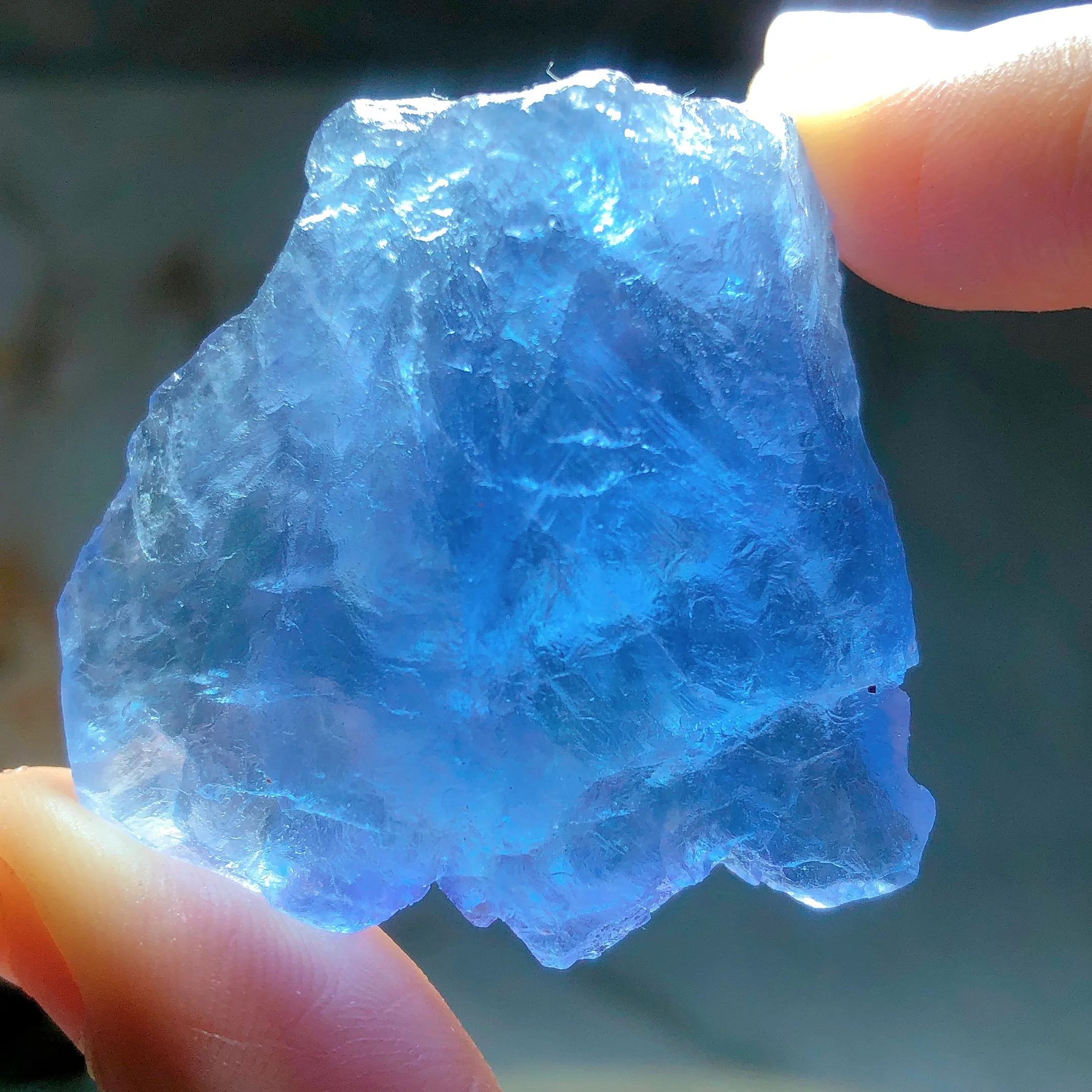 Natural-Crystals-Blue-Fluorite-Raw-Stone-High-Quality-Healing-Specimen ...