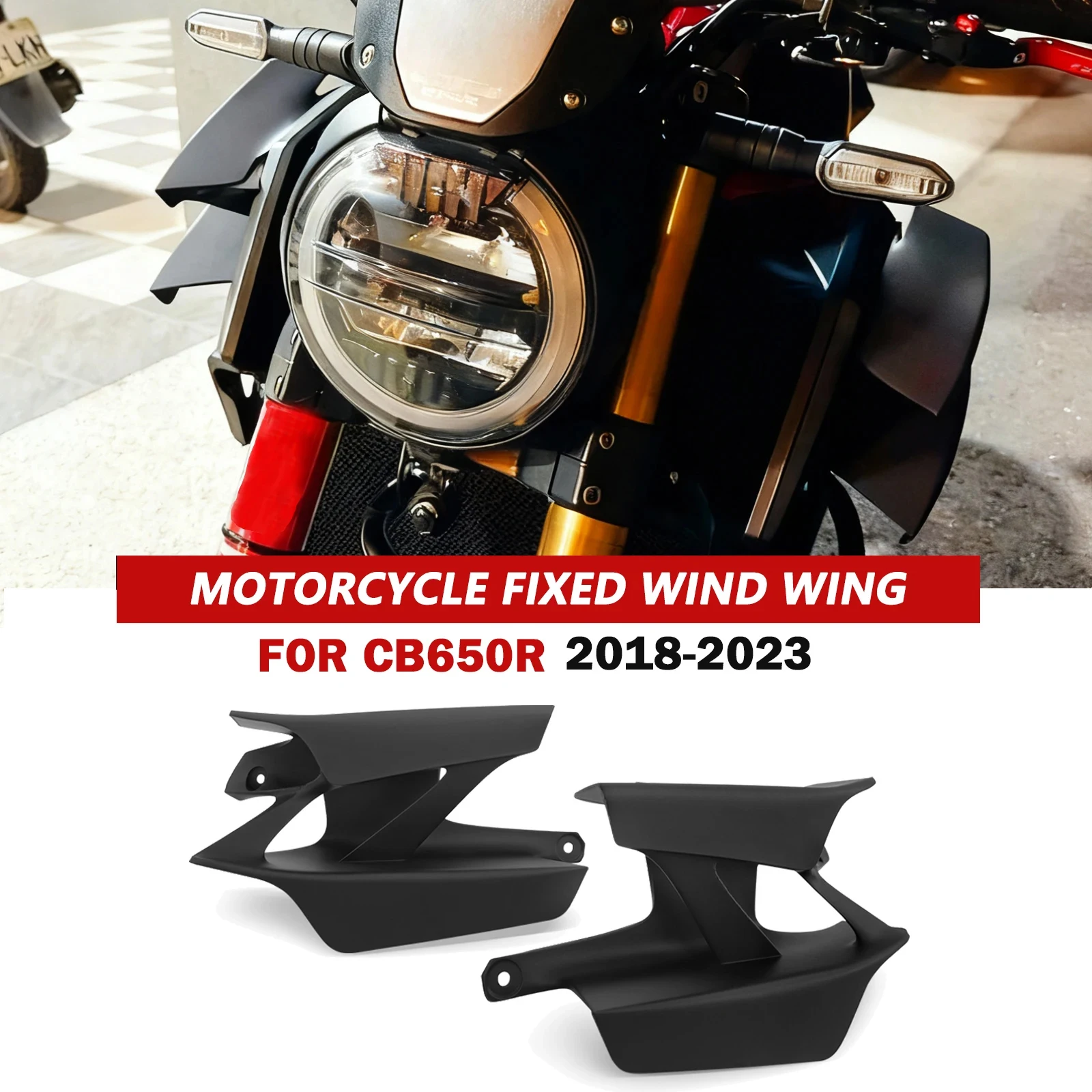 Motorcycle side fixed wing For Honda CB650R 2023 CB 650R 2018-2022 ...
