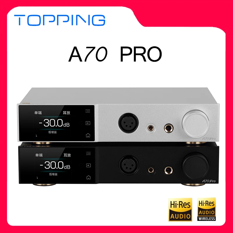TOPPING-A70Pro-Headphone-Amplifier-XLR-4-4mm-6-35mm-Output-Balanced ...