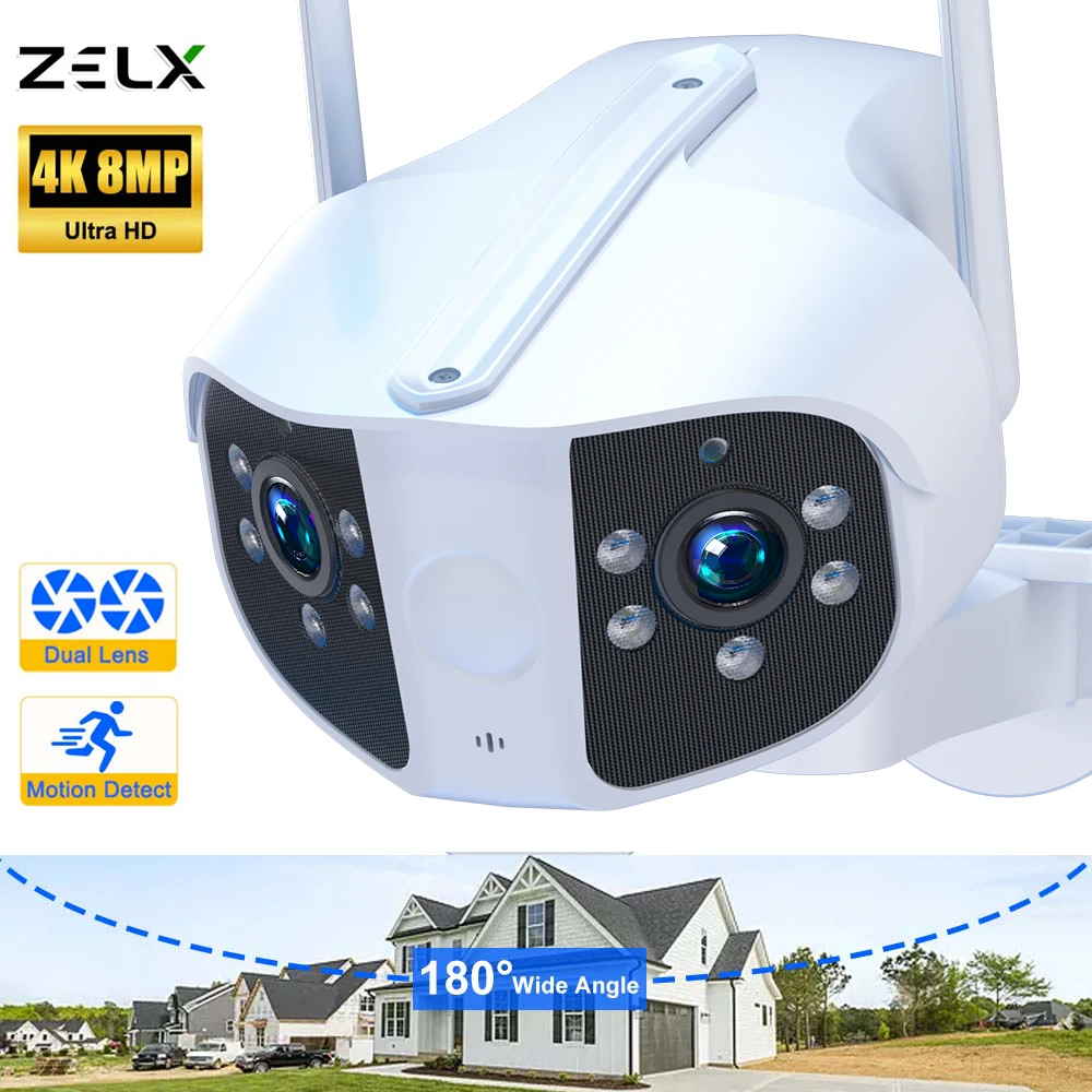 8MP-4K-HD-Wifi-IP-Camera-Outdoor-Dual-Lens-180-Wide-Angle-Security-Cam ...