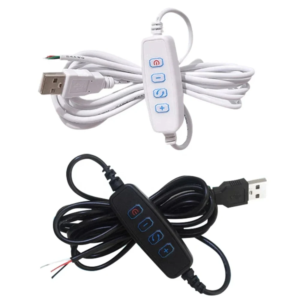 DC-5V-LED-Dimmer-USB-Port-Power-Supply-Line-Dimming-Color-matching ...