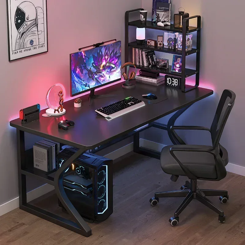 Computer-Desk-Desktop-Home-Table-and-Chair-Combination-Simple-E-Sports ...