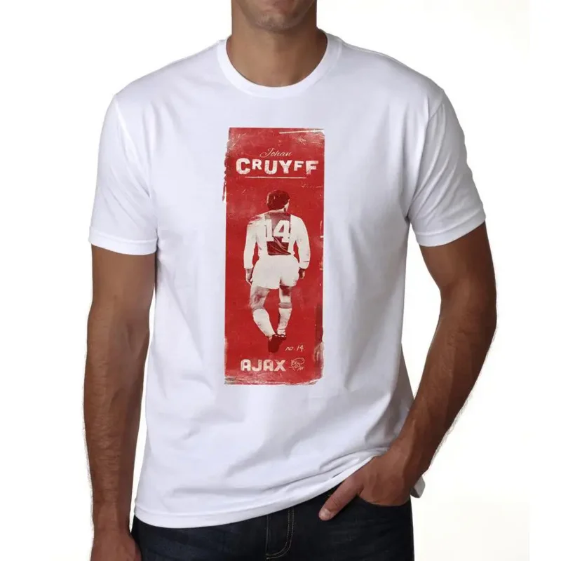 Johan-Cruyff-T-Shirt-Holland-Football-Soccer-Legend-Tee-Hot-Selling-Top ...