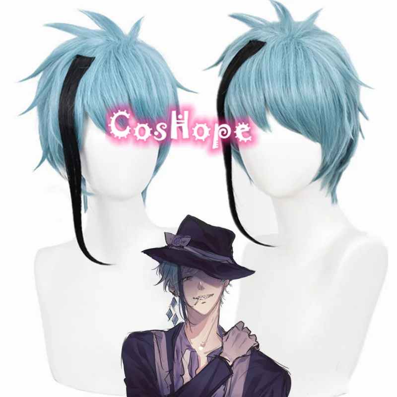 Floyd Leech Cosplay Twisted Wonderland Cosplay Men Short Wig Cosplay ...