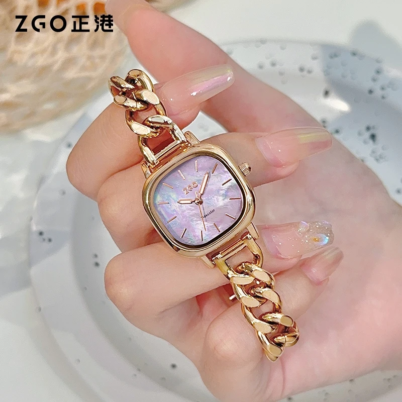 ZGO Women's Watch Fashionable, Niche, and Light Luxury 30m Water ...