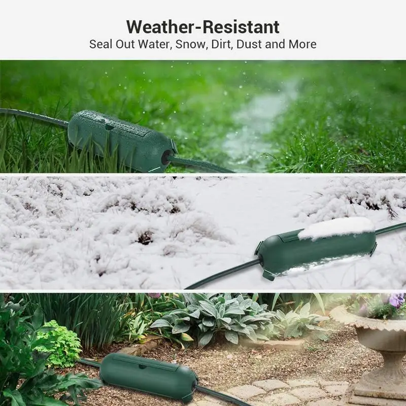 Weather Resistant Cable Extension Cord Protection Box Safety Junction ...