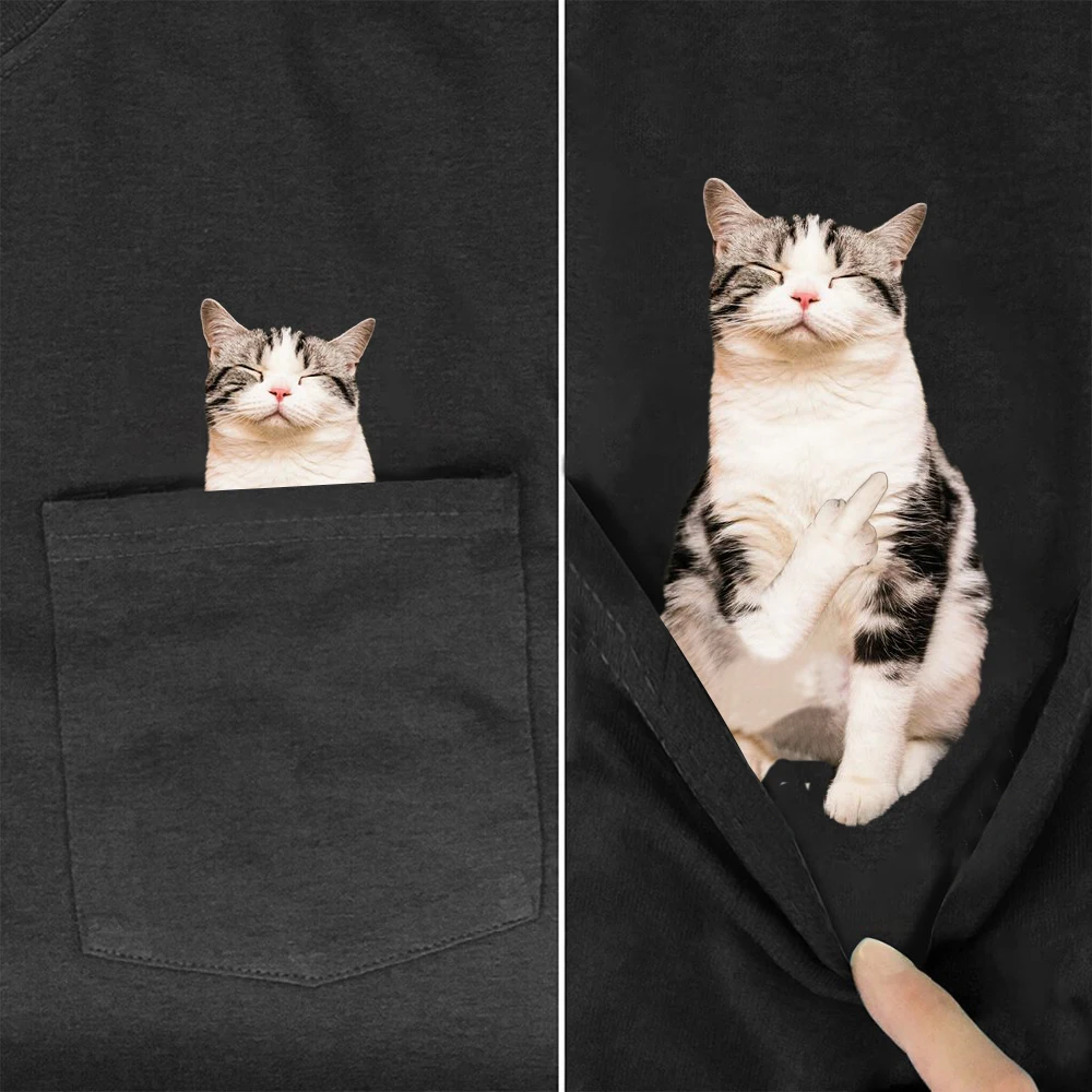Cat Middle Finger Shirt
