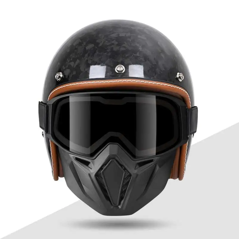KEAZ-Carbonfiber-Jet-Motorcycle-Helmet-Premier-Le-Petit-Classic-Open ...