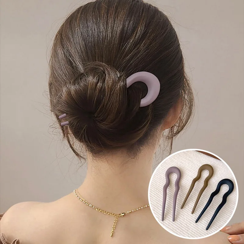 Fashion-U-Shaped-Hairpin-Hair-Sticks-Women-Elegant-Hair-Clip-Antique ...