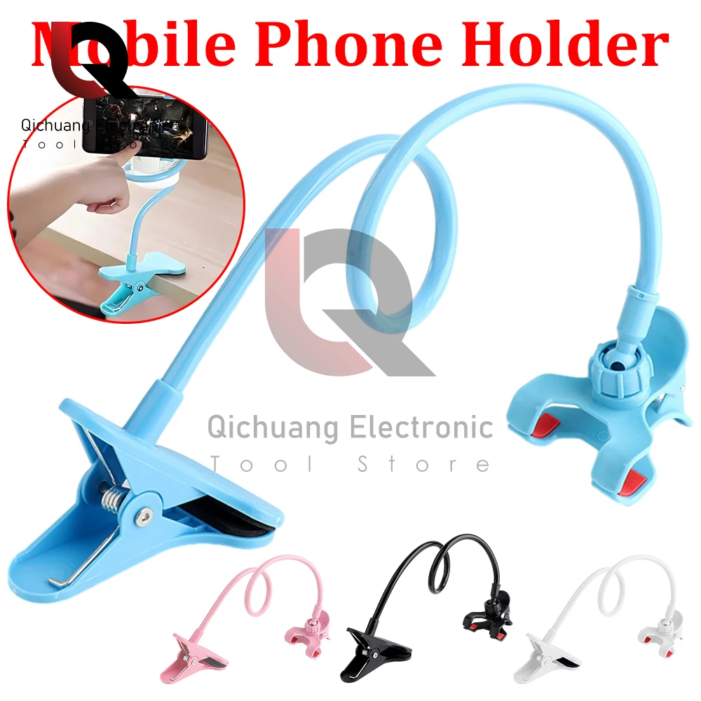 Universal-Lazy-Bracket-Mobile-Phone-Holder-Gooseneck-Stand-Stents ...