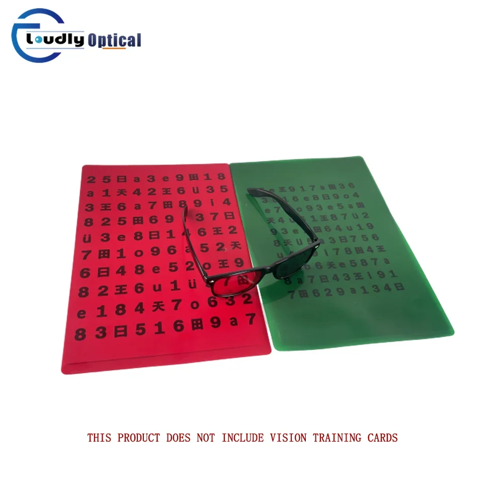 Red-Green-Hart-Chart-Accommodative-Rock-Chart-Set-Vision-Myopia ...