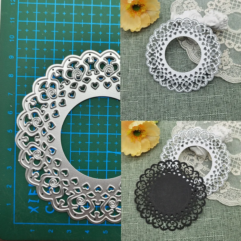 Circular-Lace-Frame-Craft-metal-cutting-dies-cut-die-mold-Frame ...