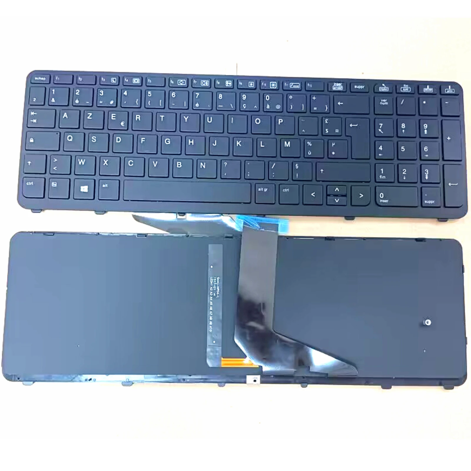 French Azerty Backlit Keyboard for HP ZBOOK 15 G1 / ZBOOK 15 G2 / ZBOOK ...
