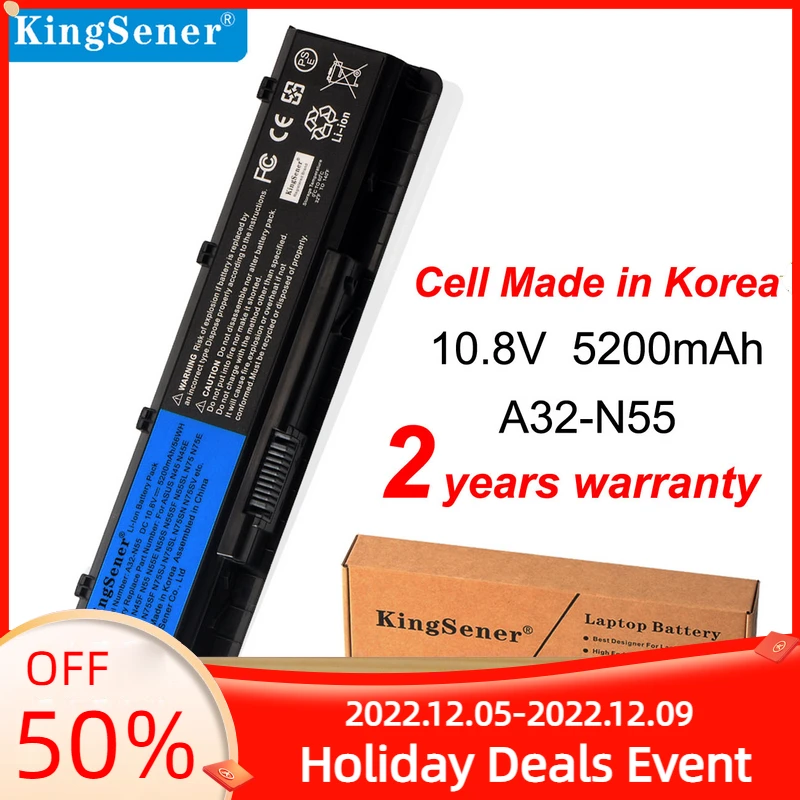 Kingsener Laptop Battery A32-n55 For Asus N45 N45sf N55e N75s N45e ...