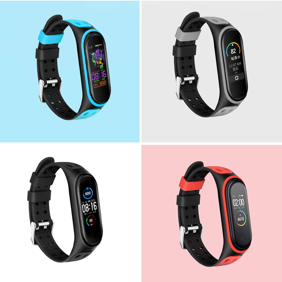 Bracelet de sport en silicone pour Xiaomi Mi Band,du bracelet ...
