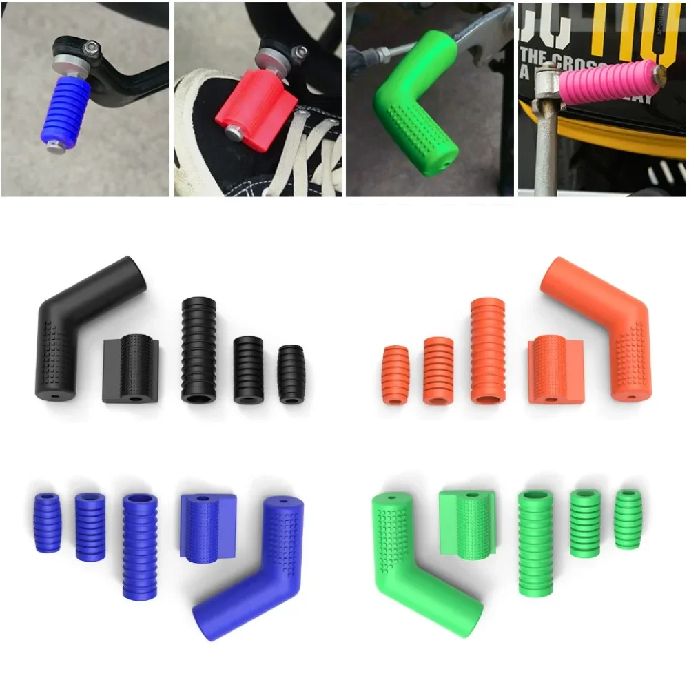 5Pcs-Universal-Motorcycle-Gear-Shift-Shifter-Lever-Foot-Pad-Pedal ...