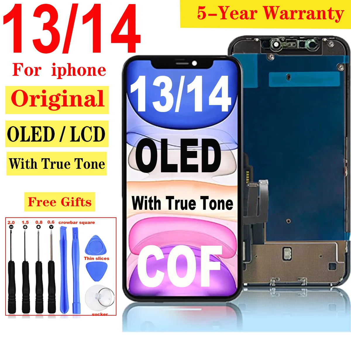 Original LCD For iPhone 13 14 Pro Max 14 Plus LCD Display With 3D Touch ...