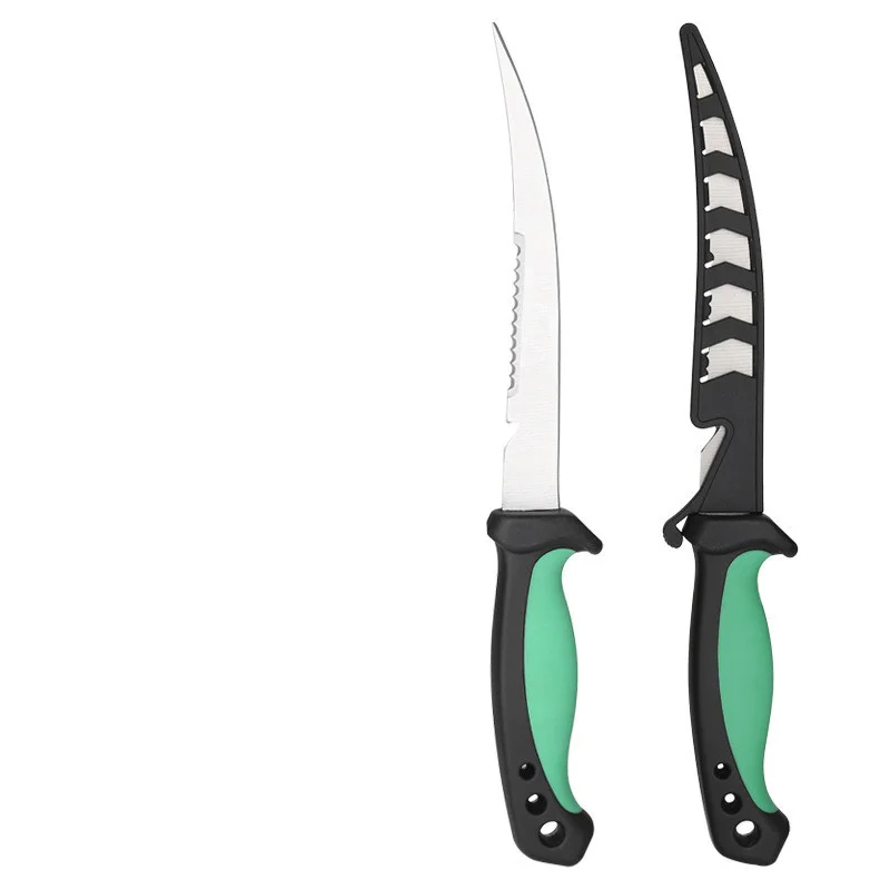 Multifunctional Stainless Steel Fishing Knife Rubber Hand Handle ...