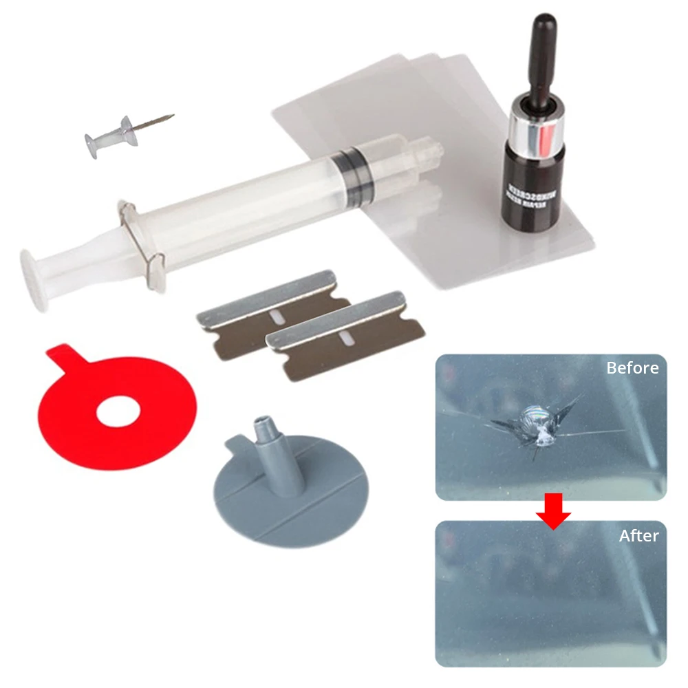 Car-Windshield-Repair-Resin-Kit-Tools-Windscreen-Break-Scratch ...