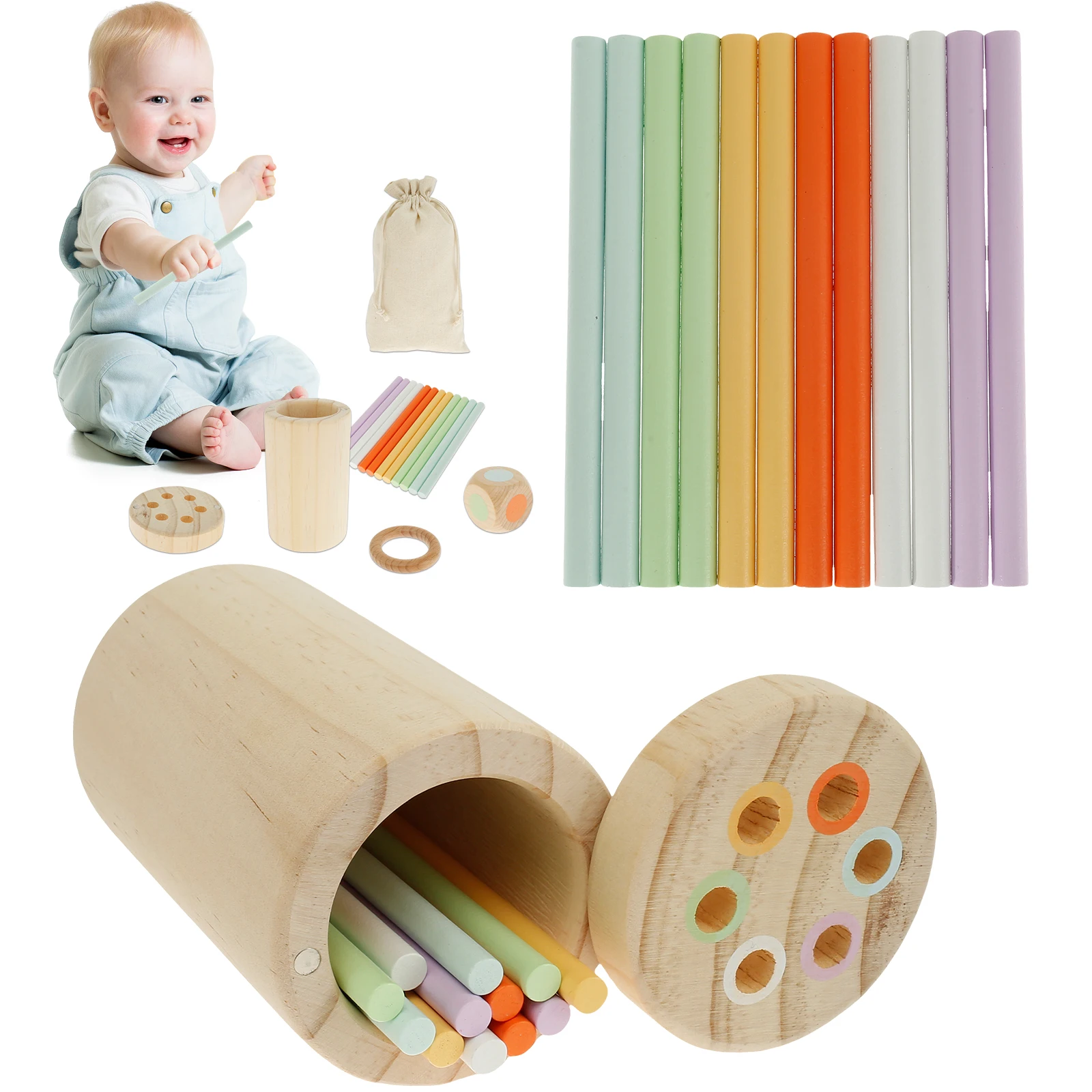 Wooden-Stick-Balance-Toy-Montessori-Color-Sorting-Toys-Colorful-Wooden ...