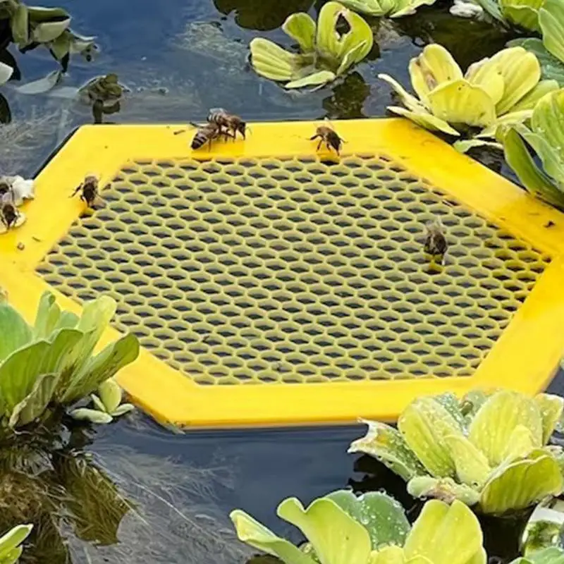 Creative-3D-Printed-Floating-Bee-Island-Bee-Waterer-Plastic-Bee-Water ...