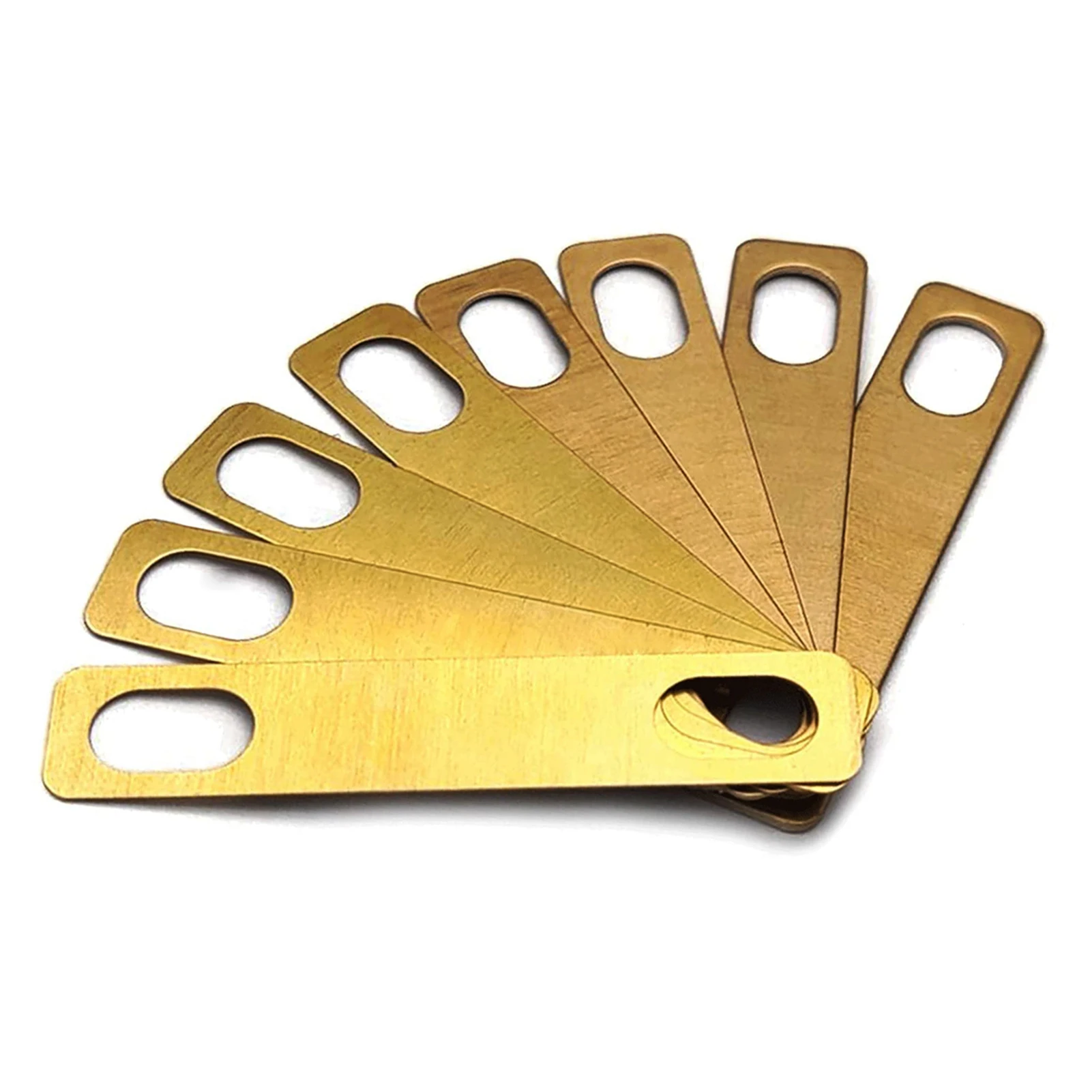 8pcs Guitar Neck Shims 0.2/0.5/1mm Thickness Brass Shims Set Connection ...