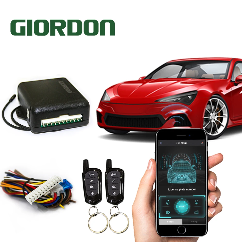 Keyless-Entry-Controle-Remoto-Central-Car-Burglar-Alarmes-Automobiles ...