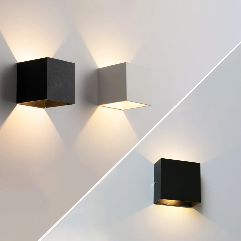 Modern-Square-Outdoor-Wall-Lamp-Waterproof-IP65-Indoor-LED-Wall-Lamp-Up ...