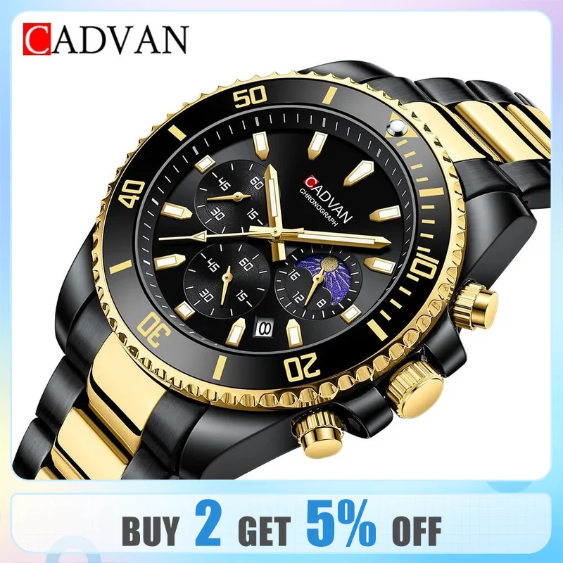 CADVAN-Watch-for-Men-TOP-Brand-Waterproof-Sports-Stainless-Steel ...