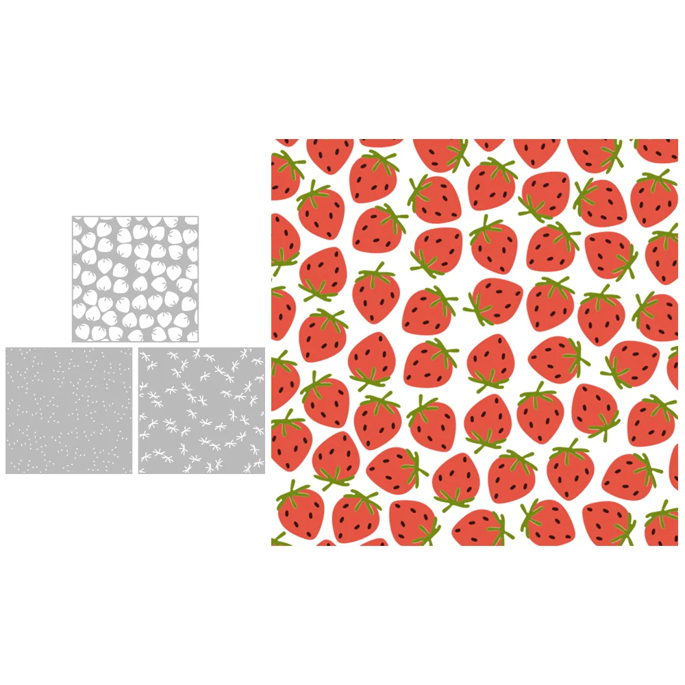 Scrapbooking Supplies Background | Embossing Stencils | Strawberry ...