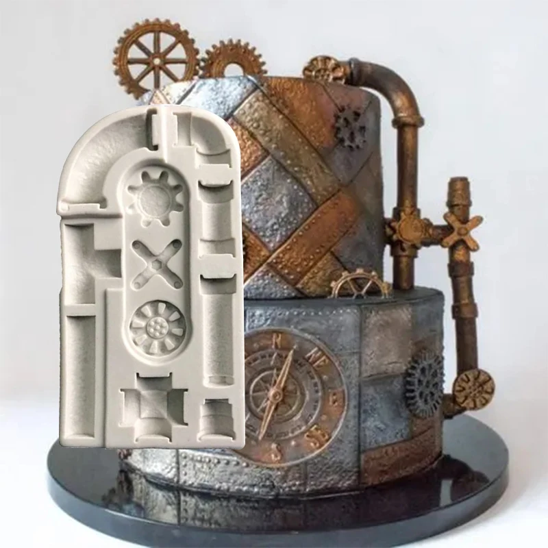 3D-Combo-Mechanical-Gear-Steampunk-Engine-Runner-Silicone-Mold-Cake ...