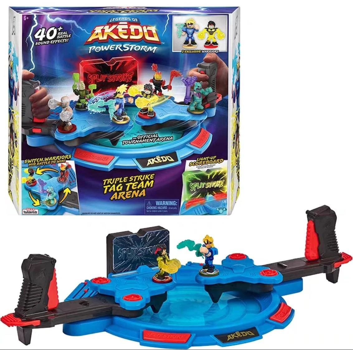 Akedo Ultimate Arcade Warriors Versus Pack Mini Battle Action Figure Legends of Akedo Powerstorm ...