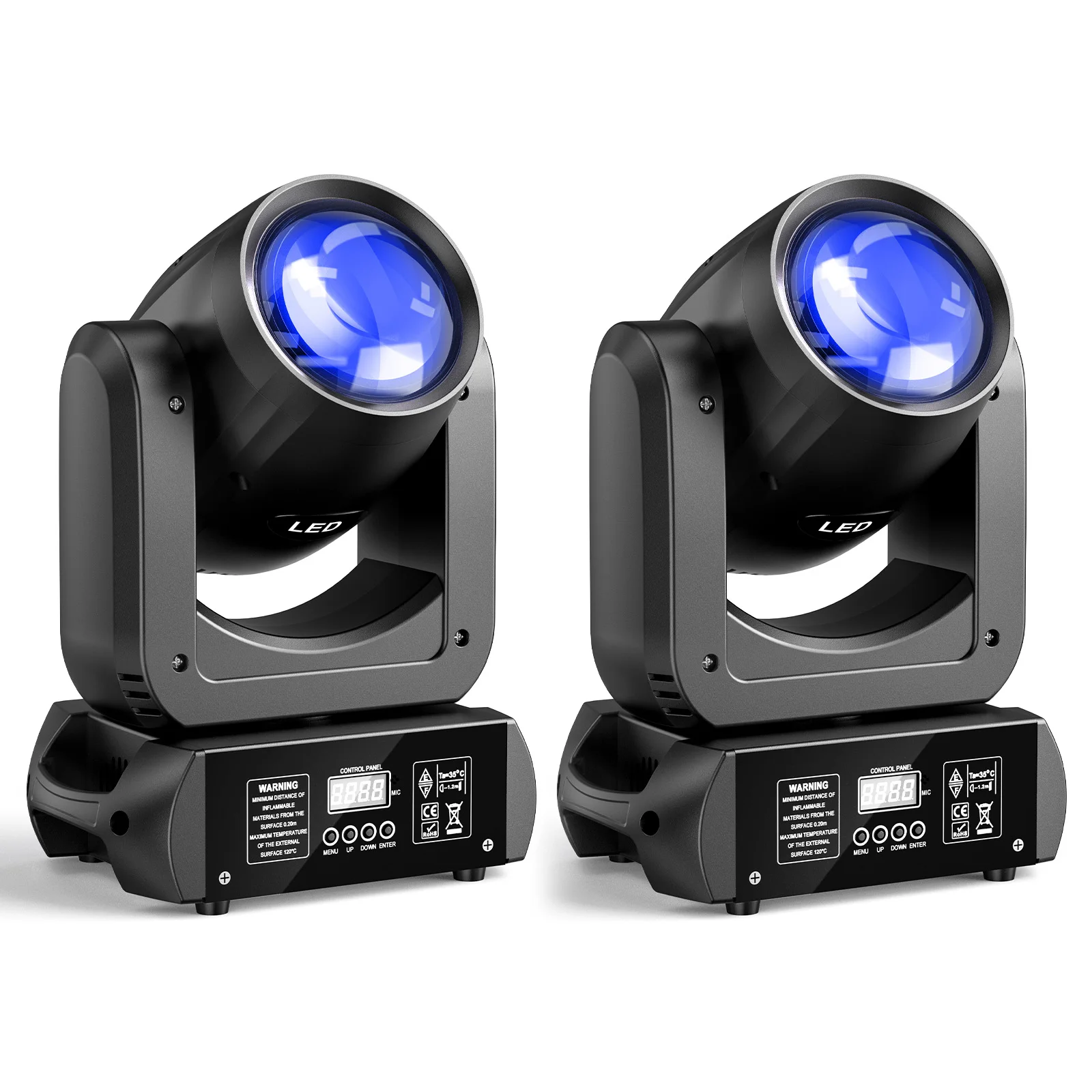 150W-Moving-Head-LED-DMX512-Spot-Beam-RGBW-Wash-GOBO-18-Prism-Dj-Disco ...